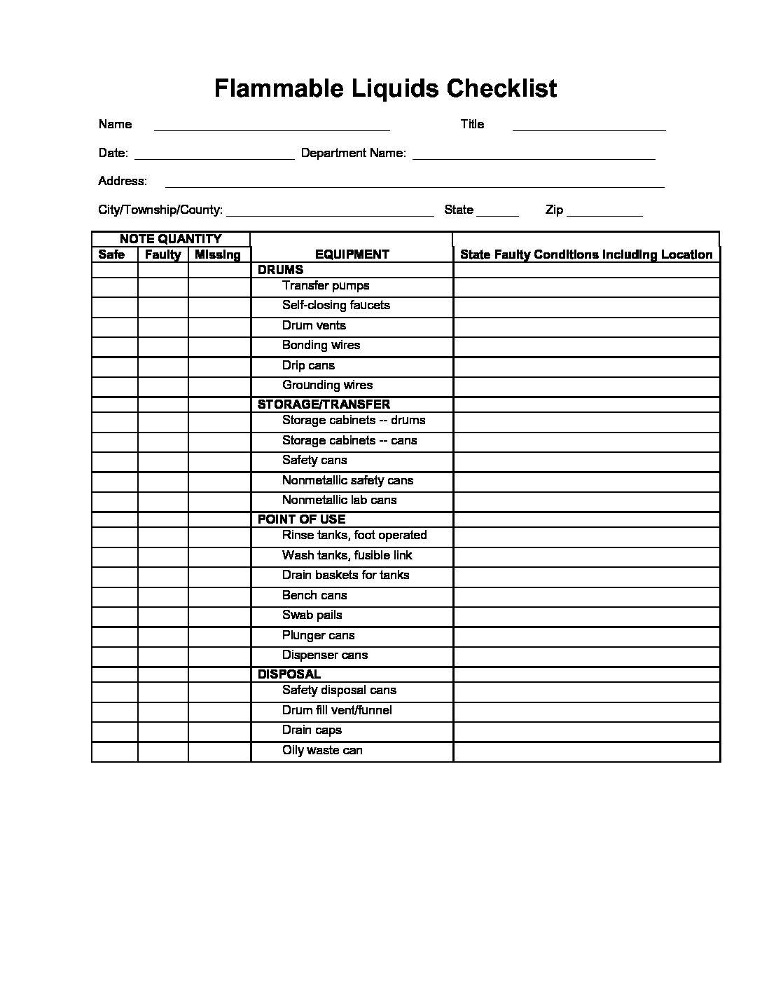 Flammable Storage Cabinet Checklist | Cabinets Matttroy